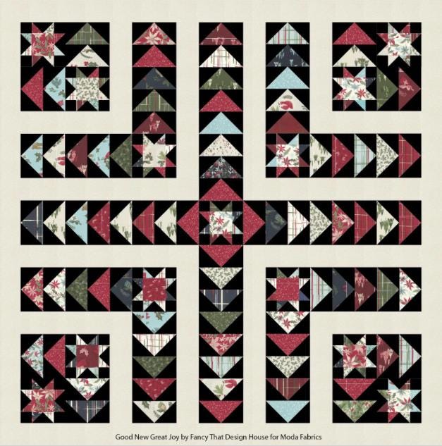 Goose Flight Modern Quilt Pattern PDF – 80x80 Stash Buster With Flying ...