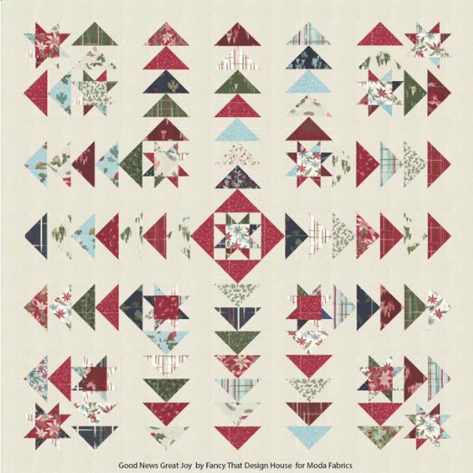 Modern Star Crossed Quilt Pattern, PDF Download, 80 X 80 Quilt Pattern ...