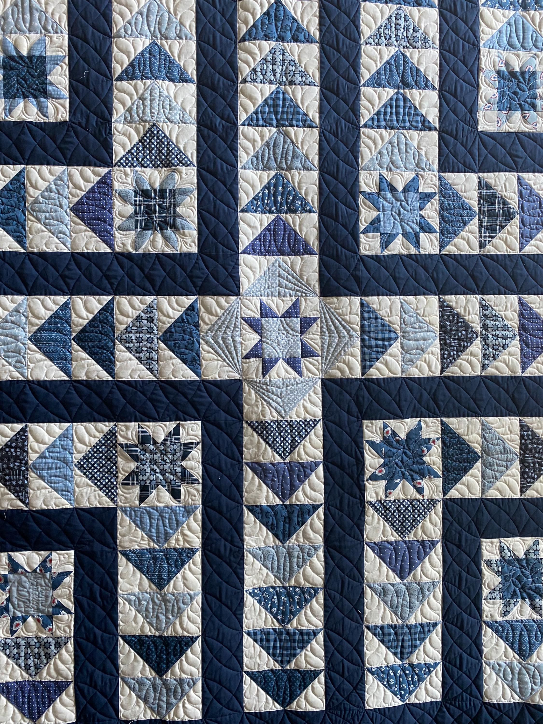 Goose Flight Modern Quilt Pattern PDF – 80x80 Stash Buster With Flying ...