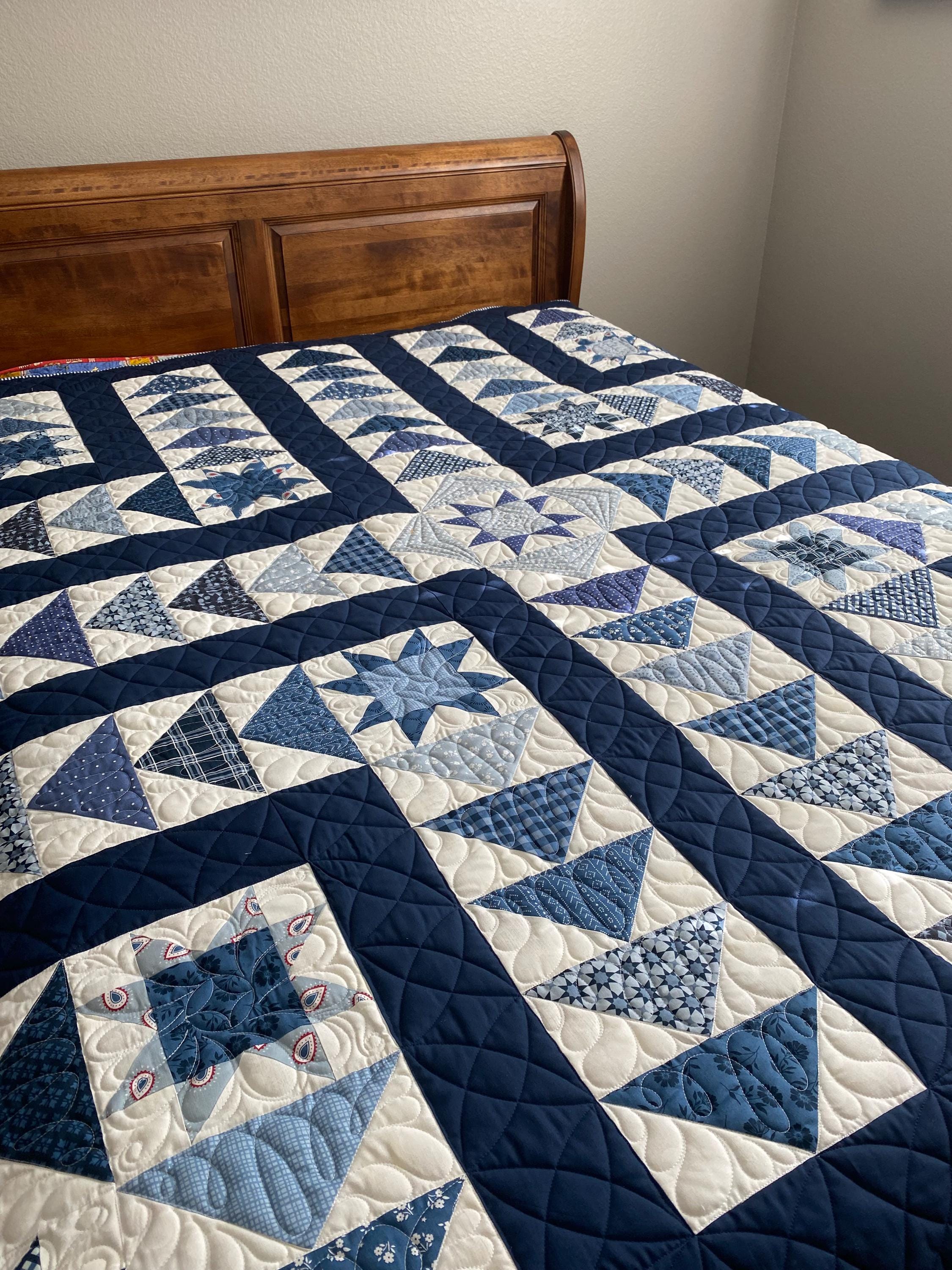 Goose Flight Modern Quilt Pattern PDF – 80x80 Stash Buster With Flying ...