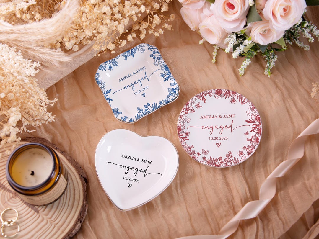 Wedding Gifts for Couples, Personalized Ring Dish, Bridal Shower Gift ...