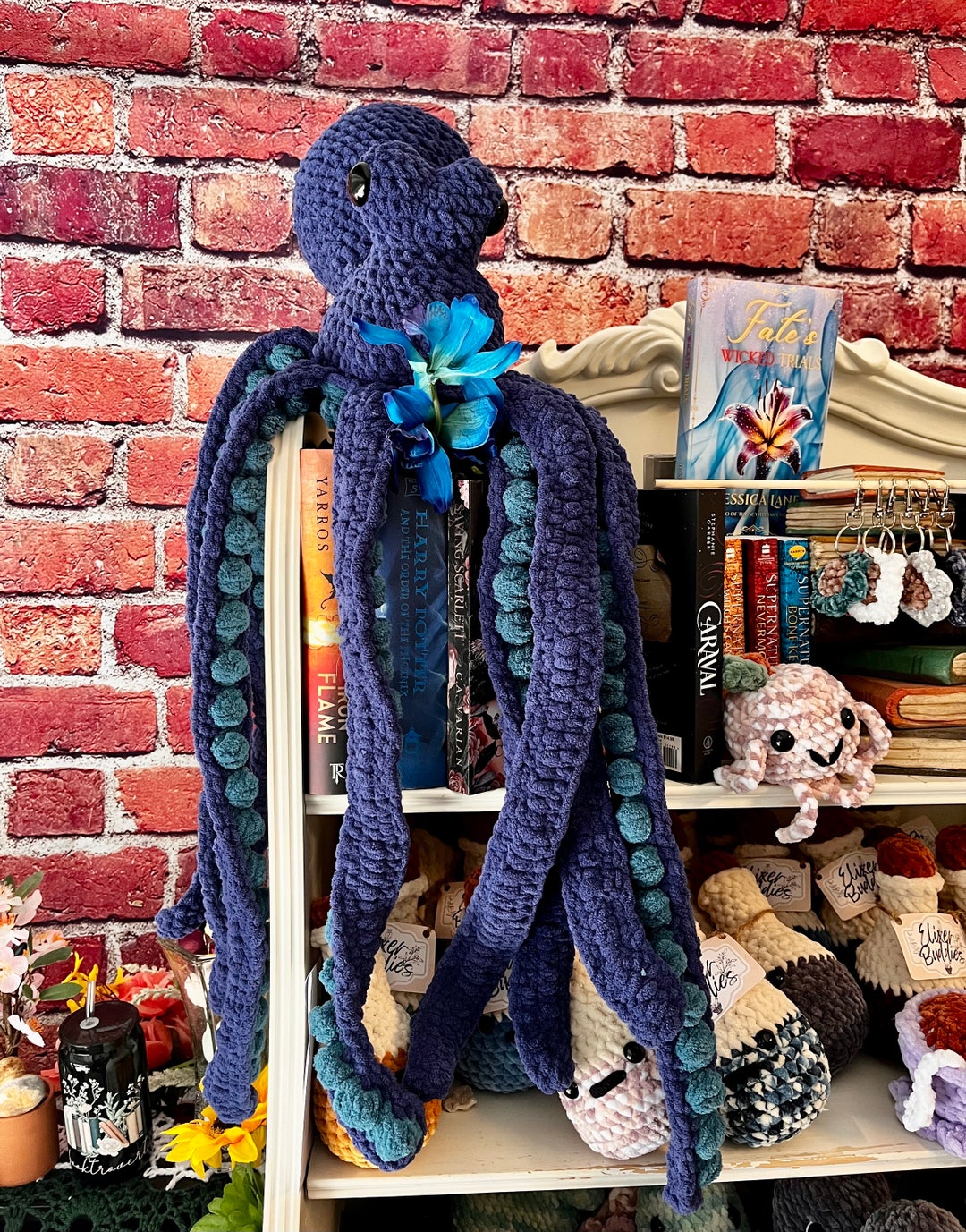 Inky the Giant Anchor Octopus, Crochet Cuddle Friend - Etsy