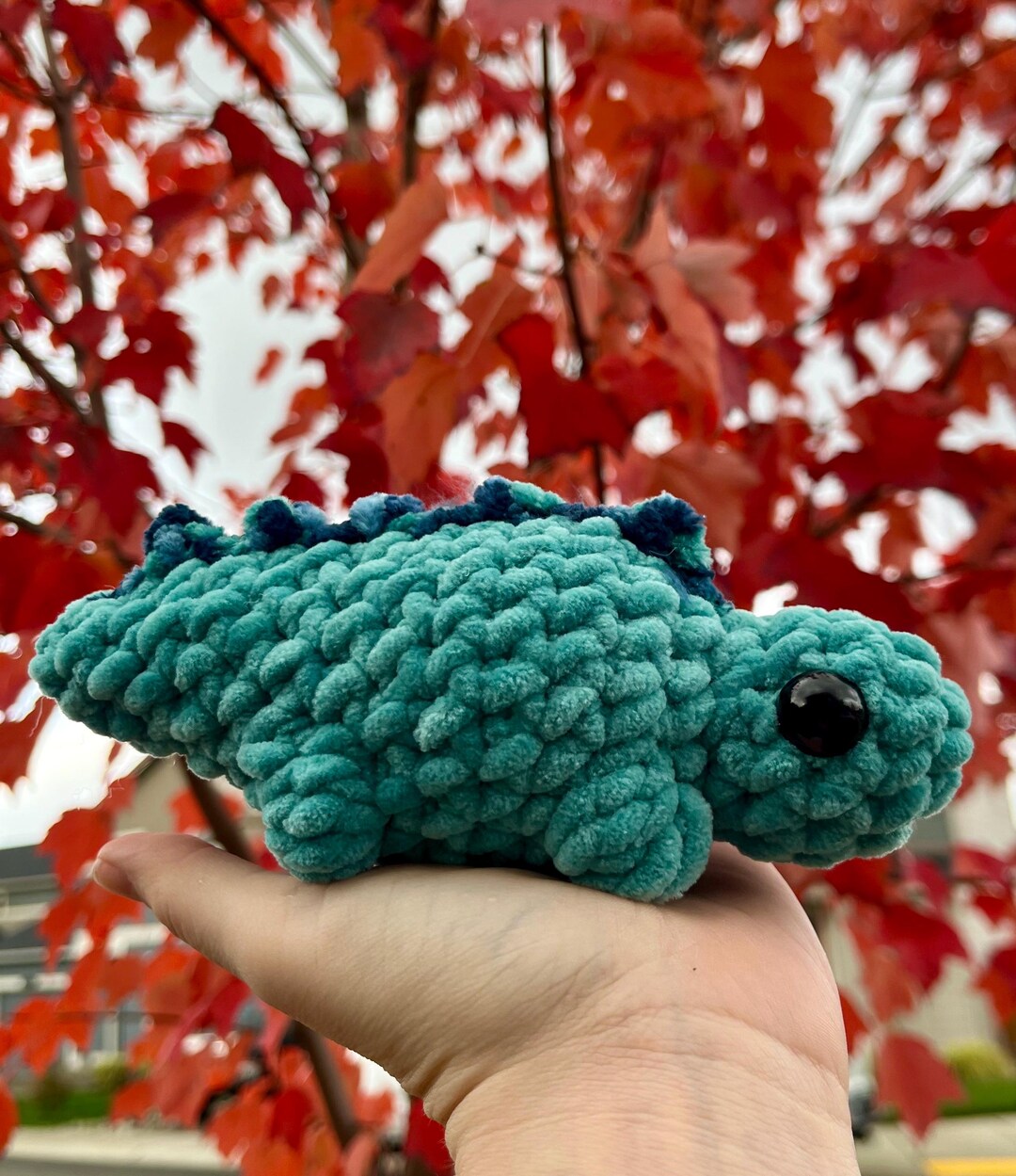 Pocket Stegosaurus Crochet Pocket Dinosaur Pal - Etsy