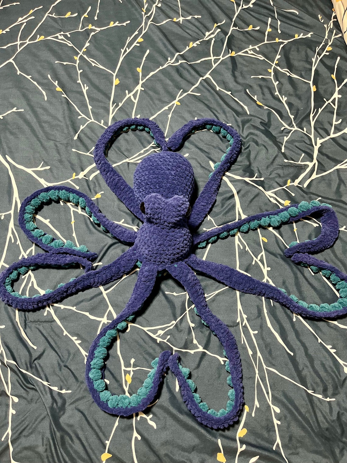 Inky the Giant Anchor Octopus, Crochet Cuddle Friend - Etsy