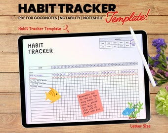 Digital Grocery List Planner Template Goodnotes, Notability, Noteshelf ...