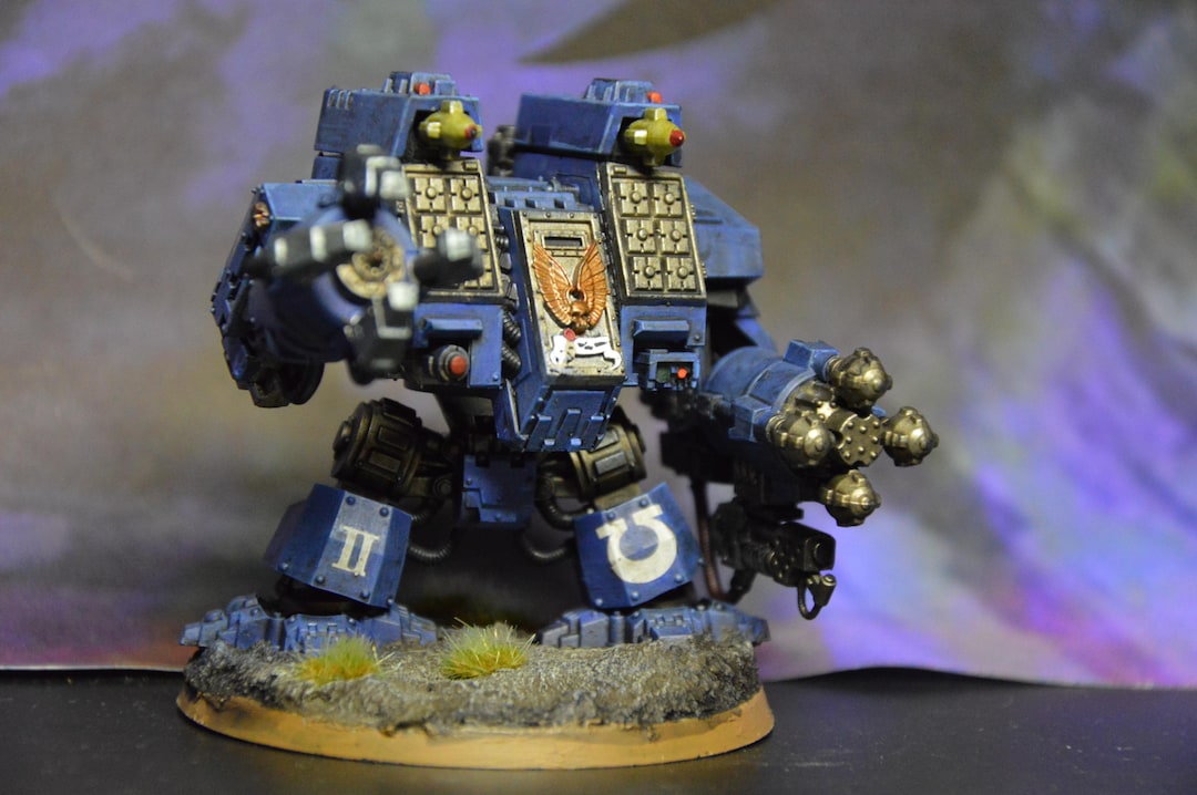Painted Redemptor Dreadnought With Rockets Primaris Space Marines ...