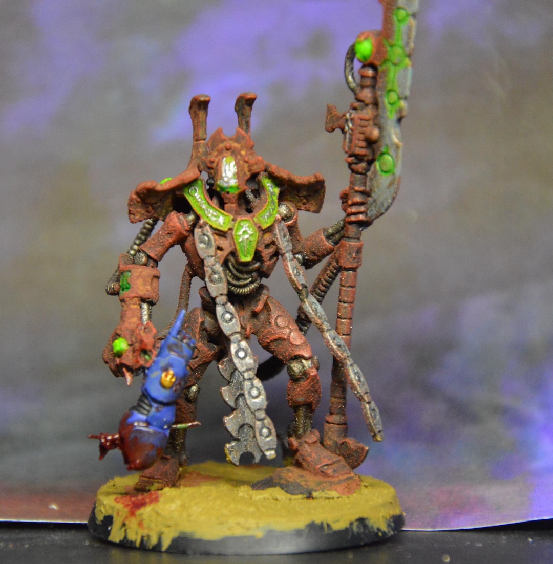Painted Rusty Overlord With Tachyon Arrow - Necrons - Warhammer 40k - Etsy