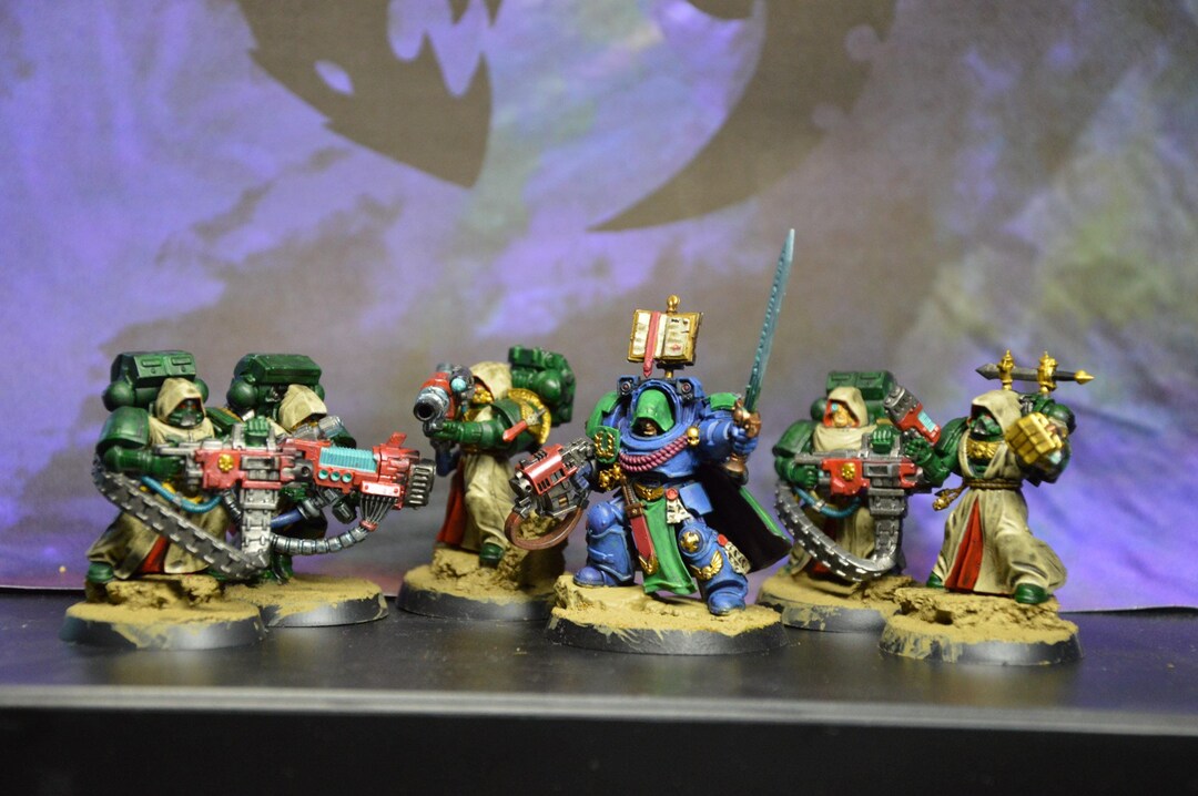 Dark Angels Devastator Squad With a Character Model old Models Space ...