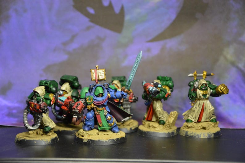 Dark Angels Devastator Squad With a Character Model old Models Space ...