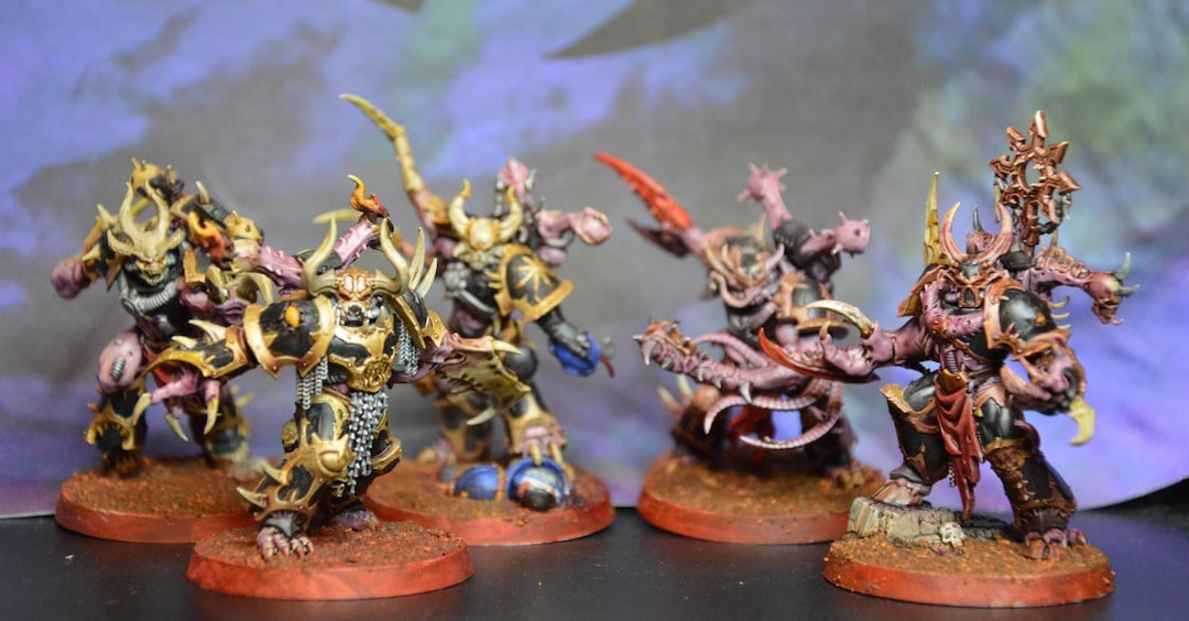 Painted Possessed Chaos Space Marines Warhammer 40k - Etsy