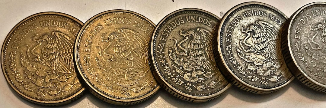 MEXICO 100 PESOS Carranza Vintage Mexican Coin 1985-1991 Type Random ...