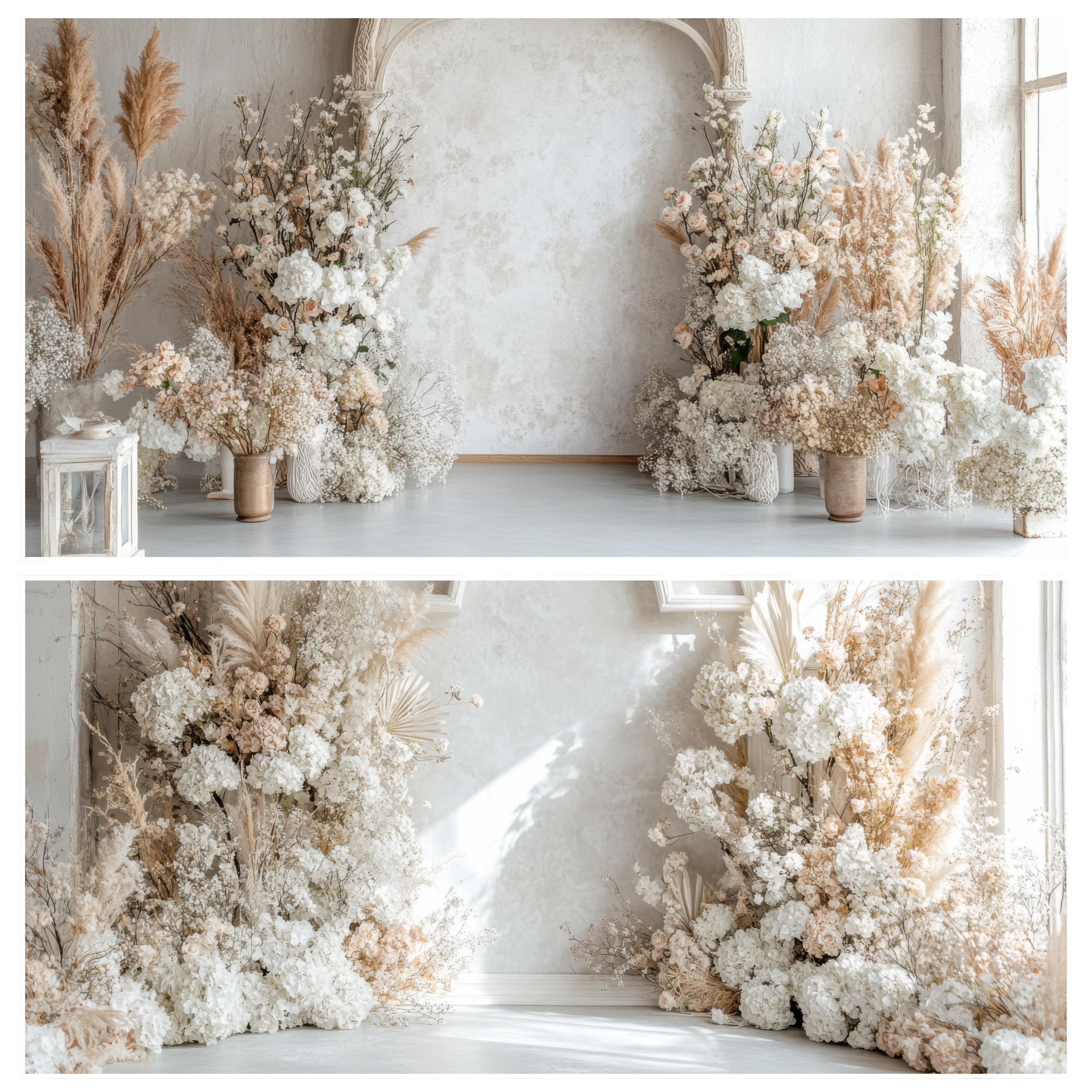 75 Boho Arch Digital Overlays for Maternity Backdrops, Elegant Fine Art ...