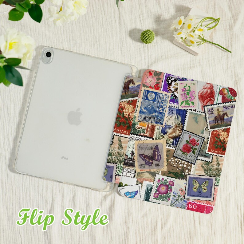 Maximalist Botanical Stamp iPad Case,ipad Air 11'/13 2025 iPad A16,ipad ...