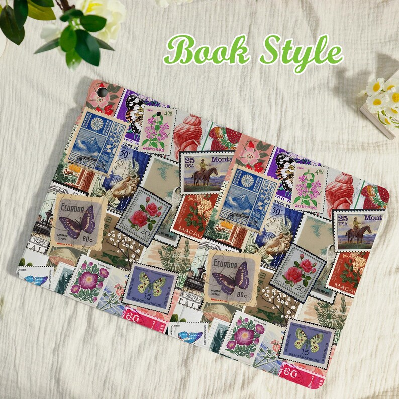 Maximalist Botanical Stamp iPad Case,ipad Air 11'/13 2025 iPad A16,ipad ...