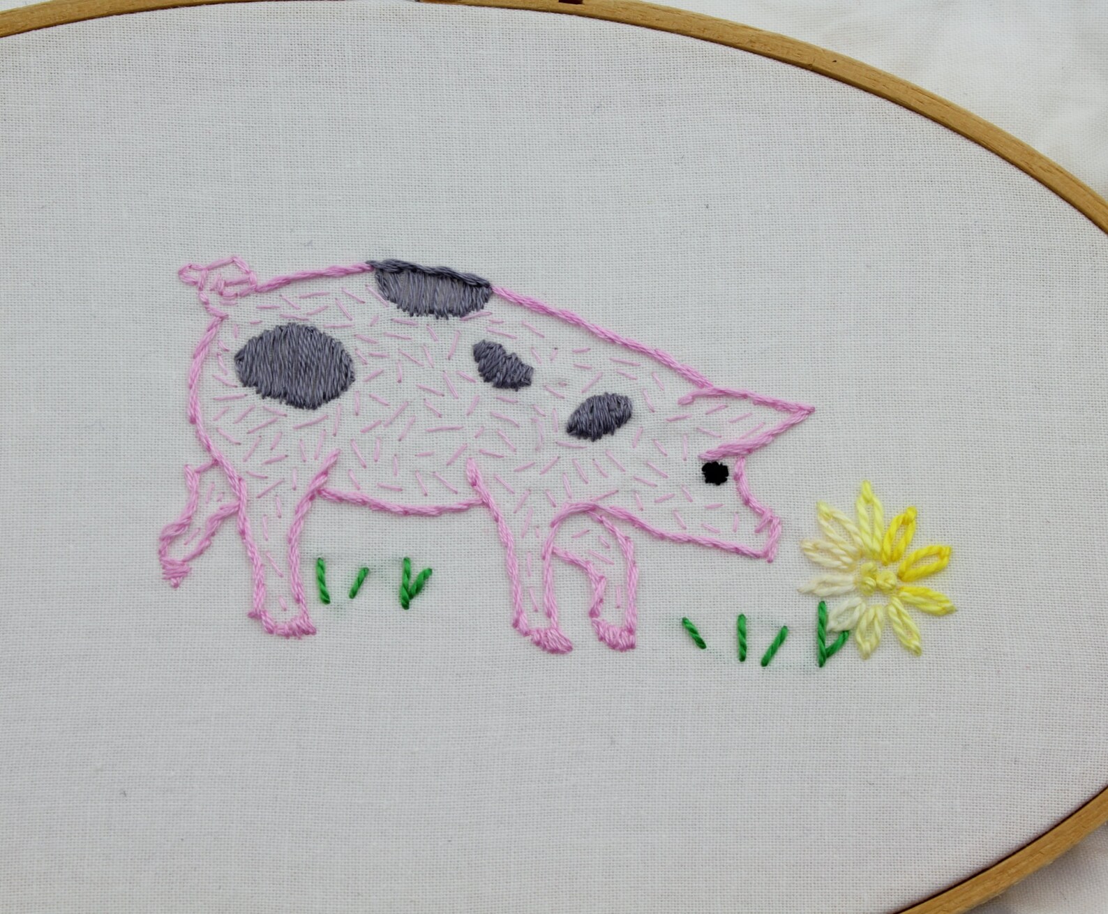 Farm Embroidery Design Tractor Embroidery Barnyard Embroidery Pattern ...