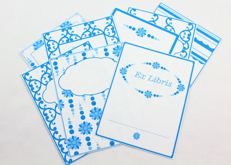 Editable Bookplates Printable Book Plates - Etsy