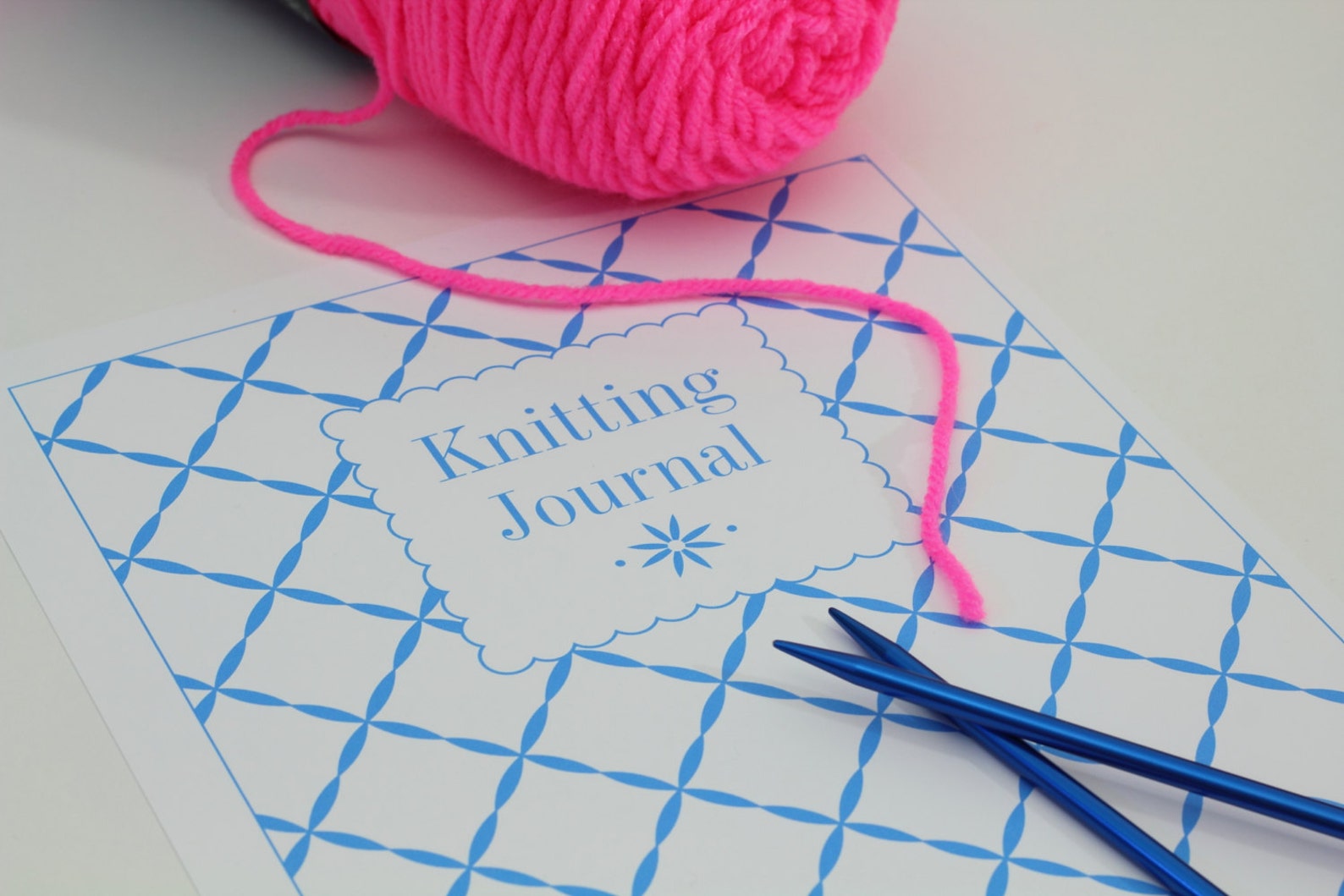 Printable Knitting Binder Set Knitting Journal Pages - Etsy