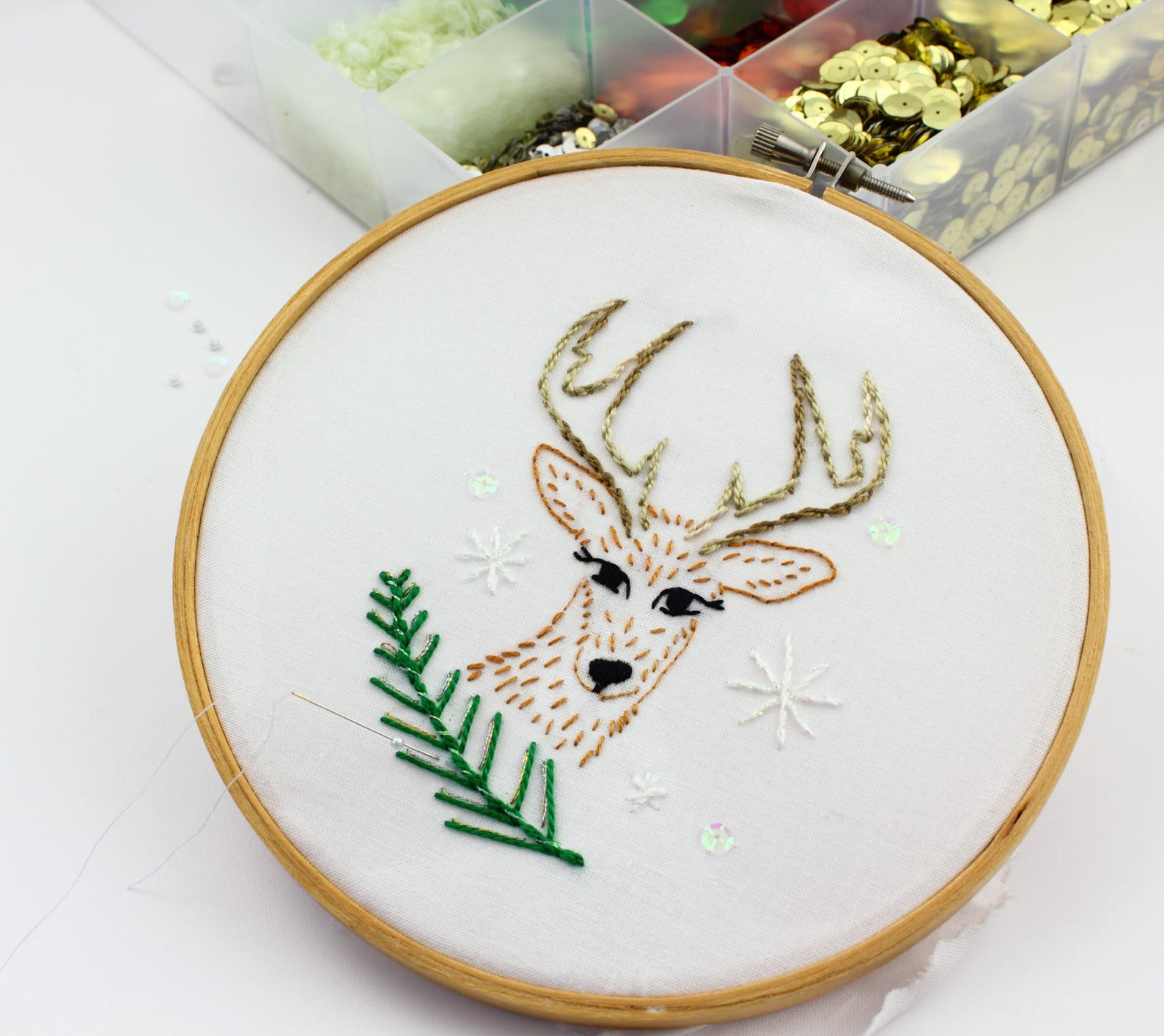 Winter Embroidery Design Hand Embroidery Design Snowflake - Etsy Canada