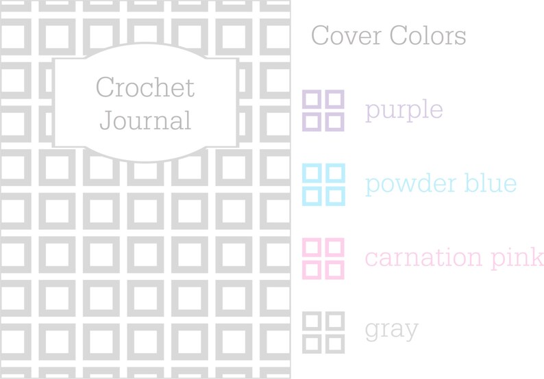 Printable Crochet Binder Set Crochet Journal Pages - Etsy