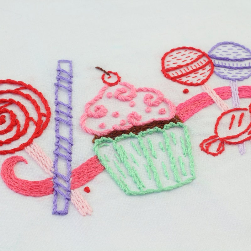 Candy Embroidery - Etsy