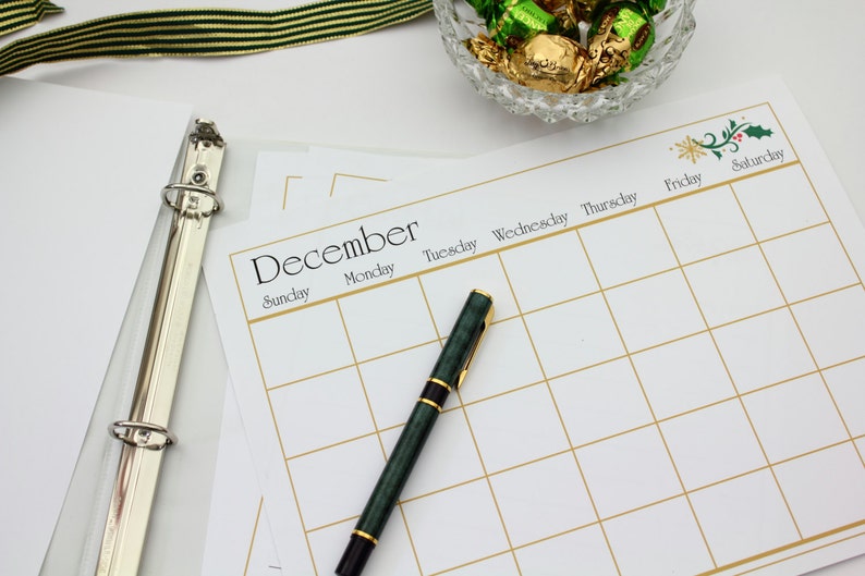 Christmas Planner Holiday Journal Christmas Party Planner | Etsy