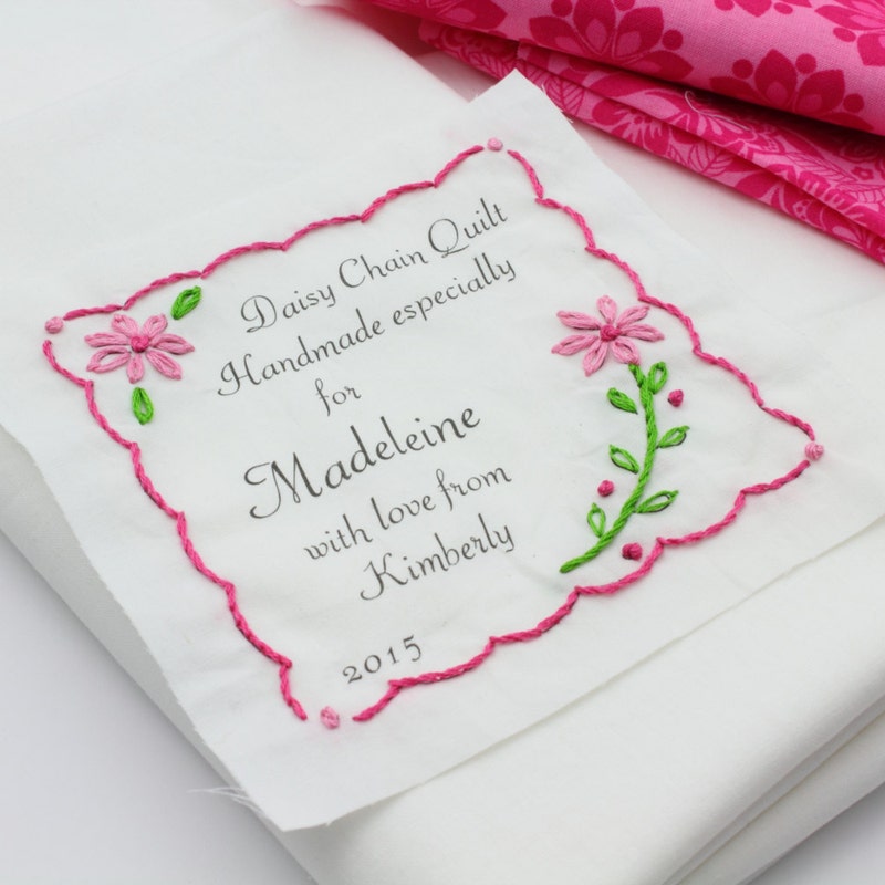 Custom Quilt Labels - Etsy