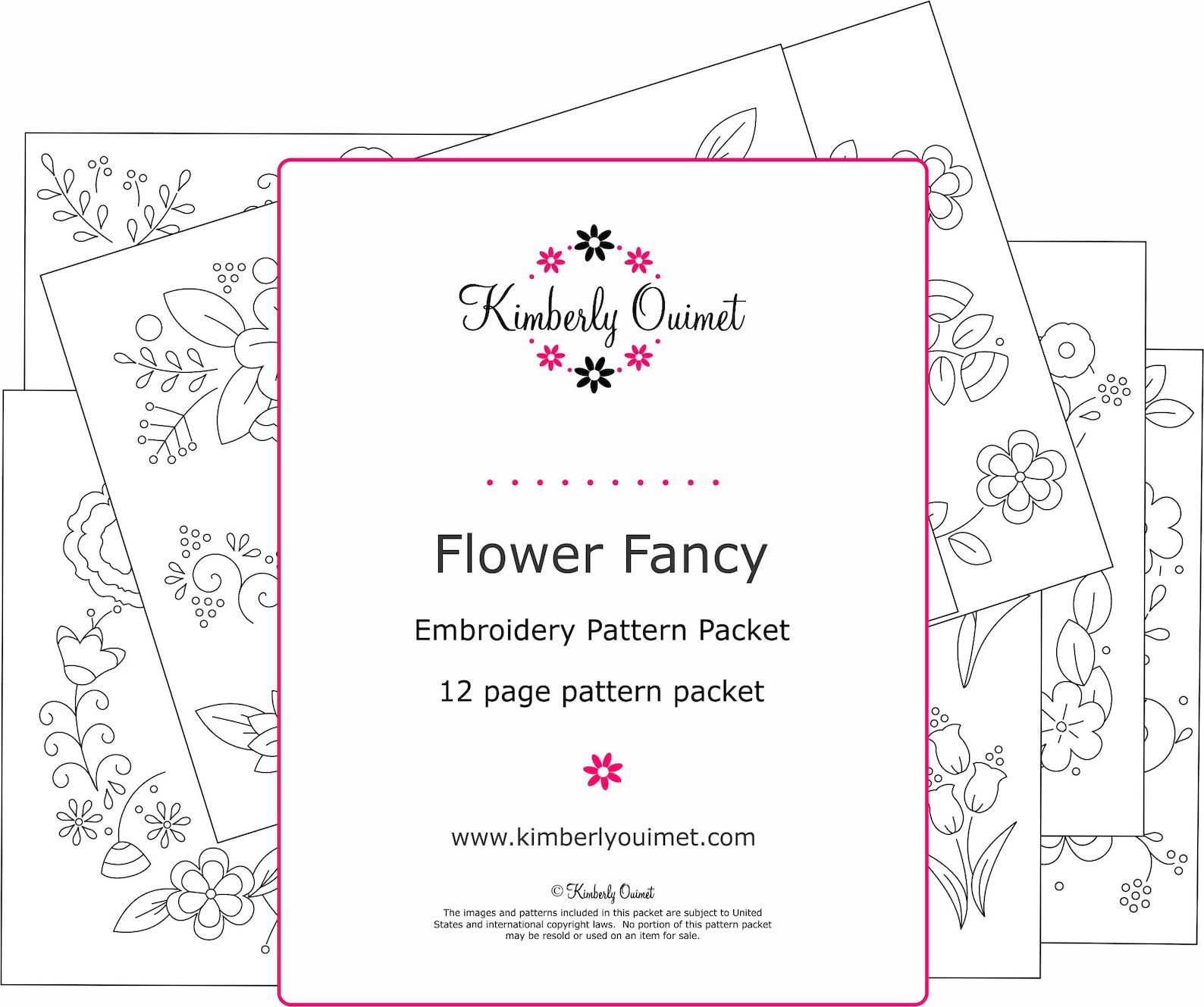 Flower Embroidery Design Flower Fancy Hand Embroidery Flowers - Etsy