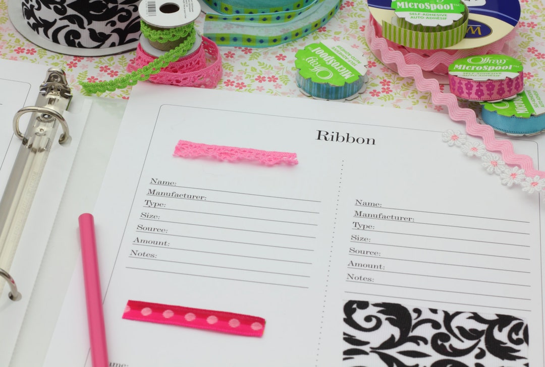 Paper Craft Journal Craft Organizer Printable Pages Pdf - Etsy