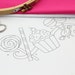 Candy Embroidery Design Candy and Sweets Hand Embroidery Pattern ...