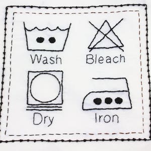 Laundry Room Embroidery Design Laundry Hand Embroidery Pattern Laundry ...
