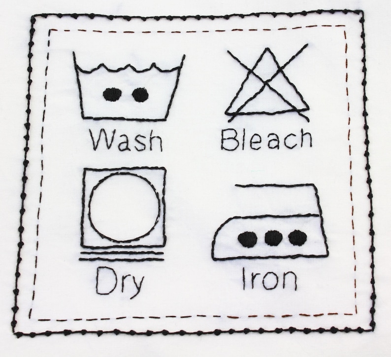 Laundry Room Embroidery Design Laundry Hand Embroidery Pattern - Etsy