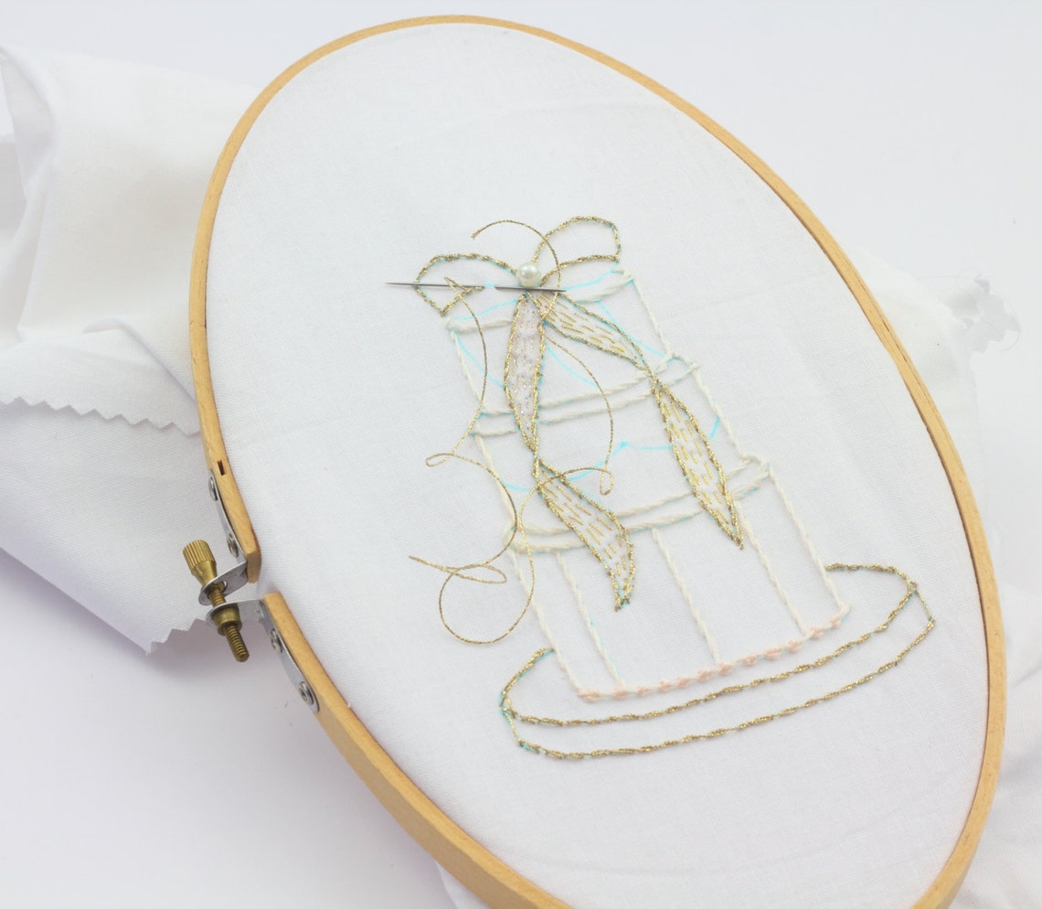 Wedding Embroidery Pattern Set Hand Embroidery Design Instant - Etsy