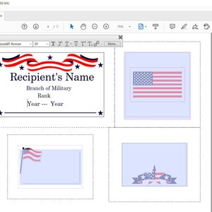 Patriotic Quilt Labels, Editable Printable (PDF) - Etsy