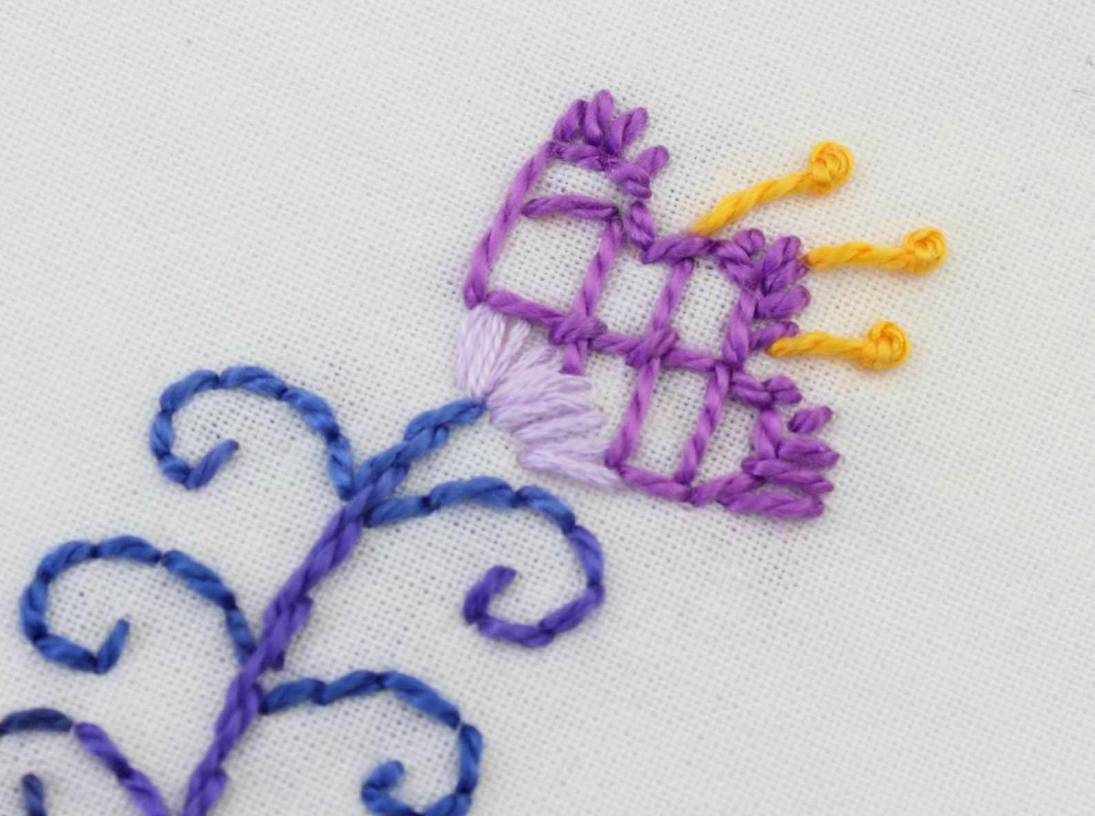 Flower Embroidery Design Flower Fancy Hand Embroidery Flowers - Etsy