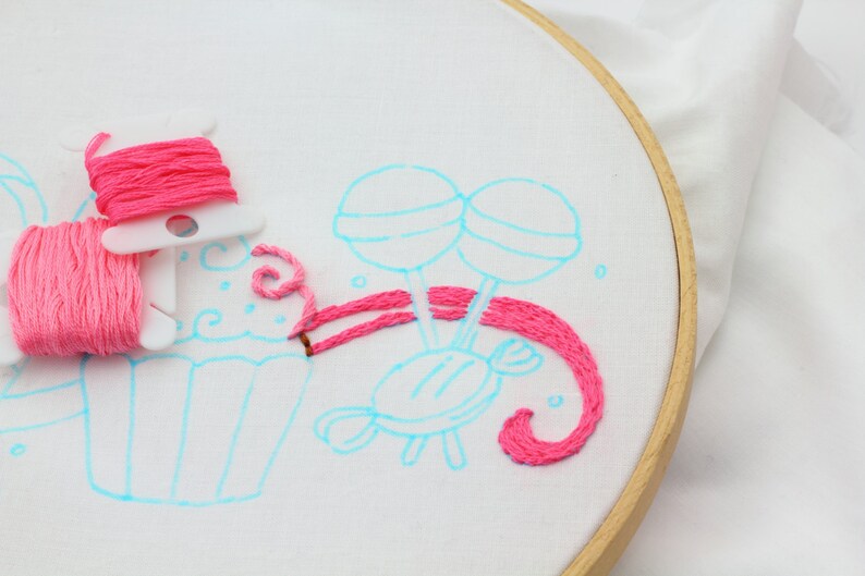 Candy Embroidery Design Candy and Sweets Hand Embroidery | Etsy