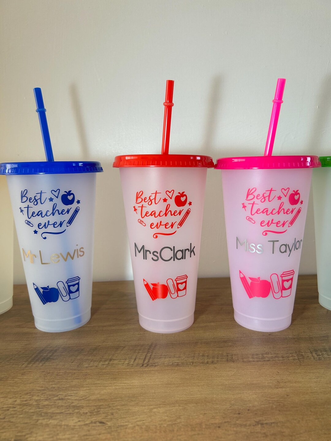 Personalised Teacher Cold Cups | Thank You Gift | End of Term | Gift ...