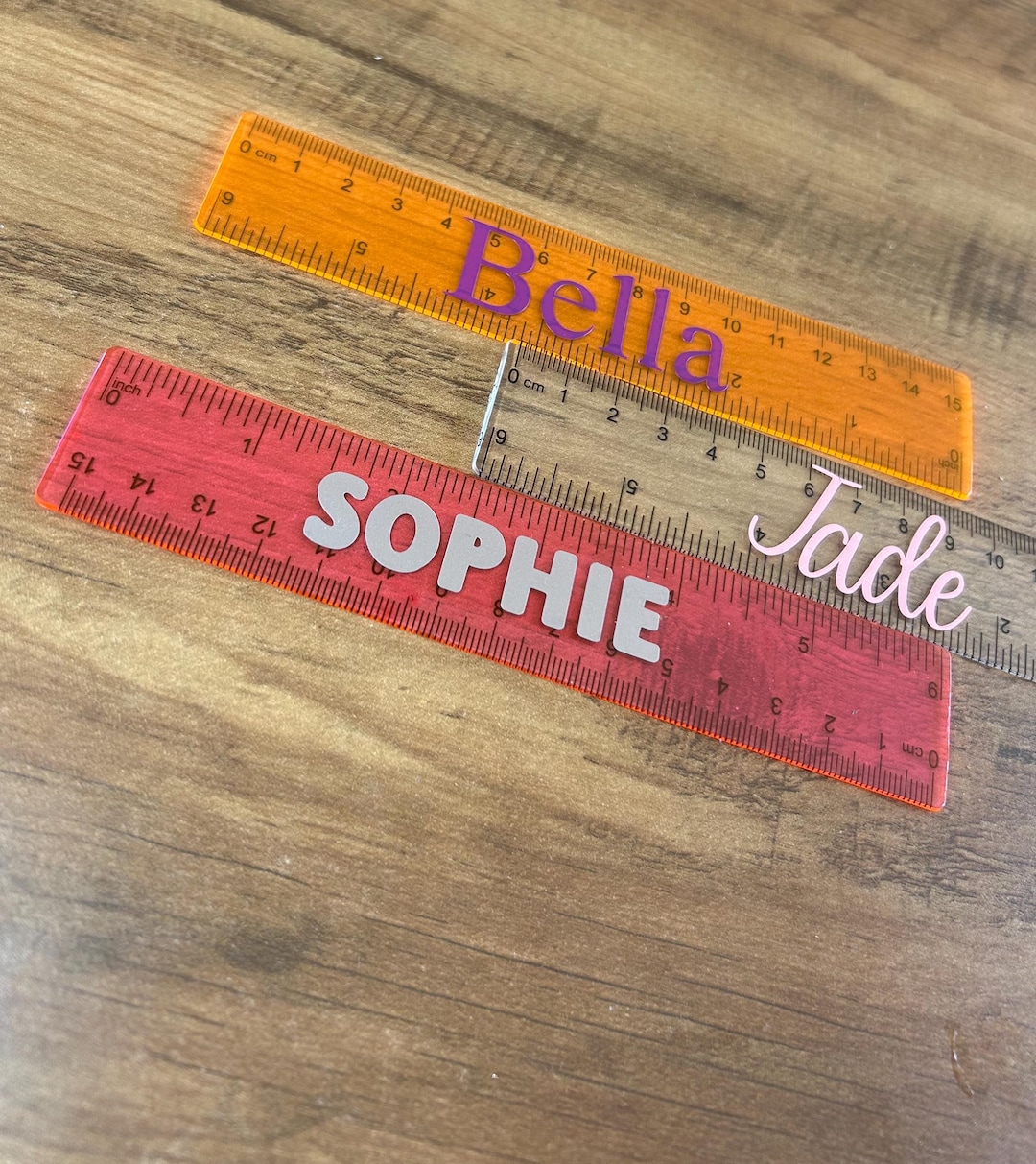 Personalised 15cm Rulers | Plastic Rulers | Custom Rulers | Back to ...