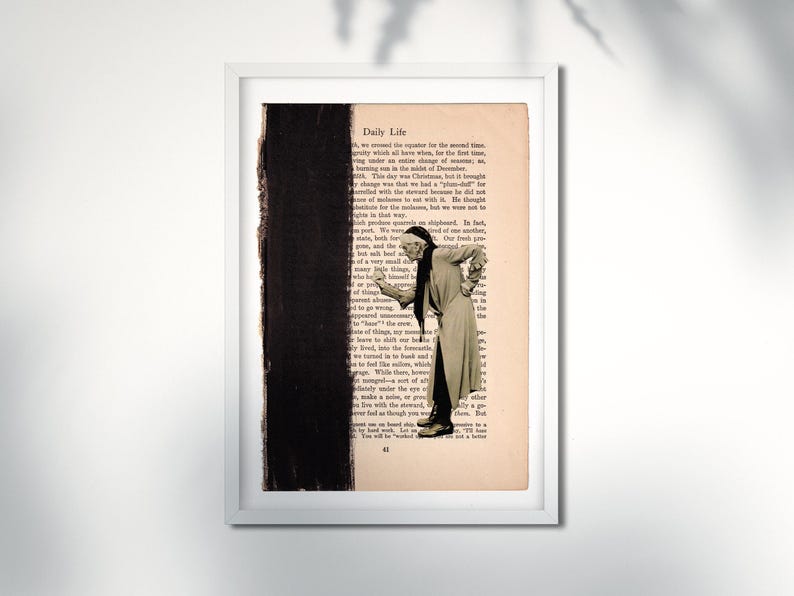Contemporary Collage Art Print - Daily Life - Etsy
