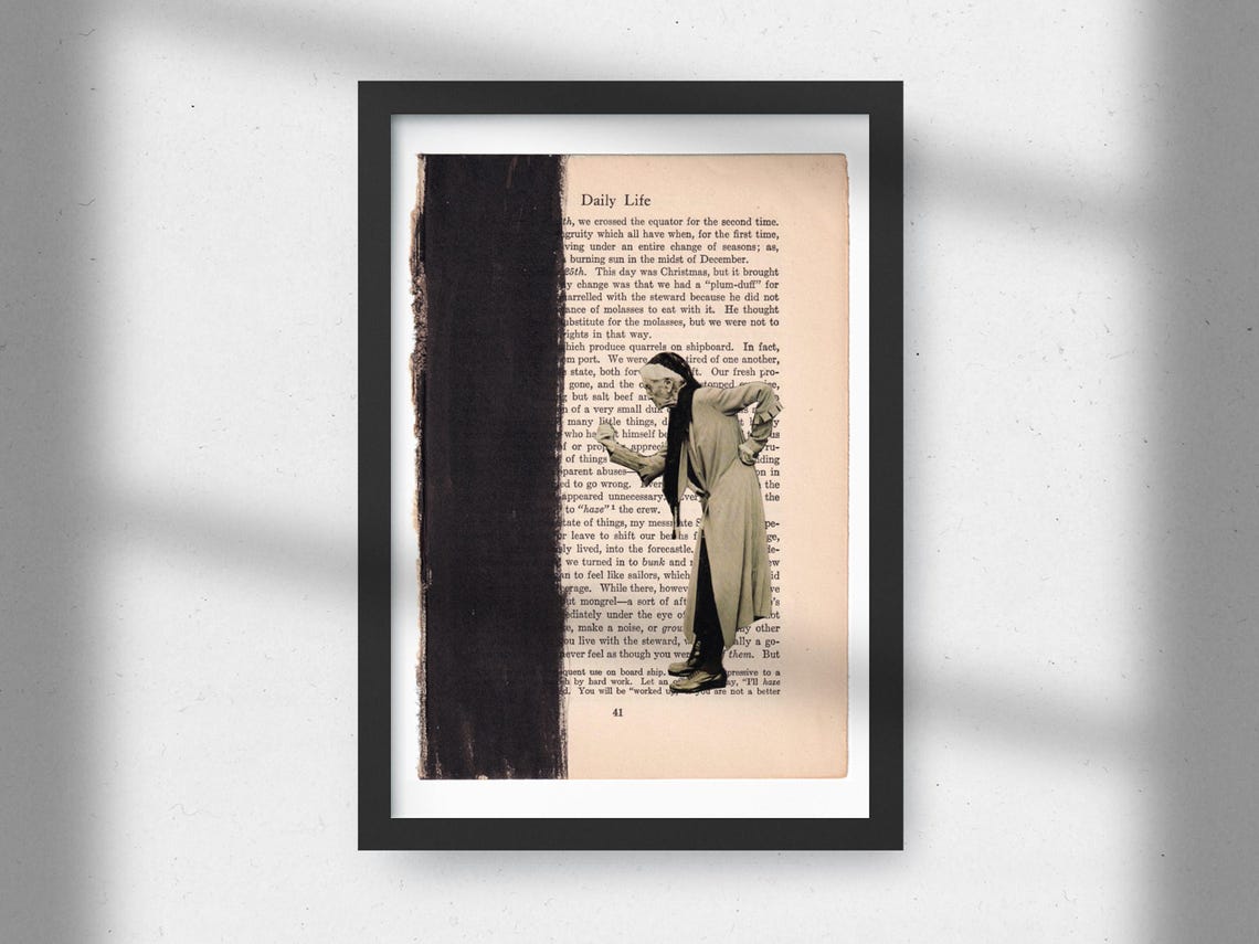 Contemporary Collage Art Print - Daily Life - Etsy