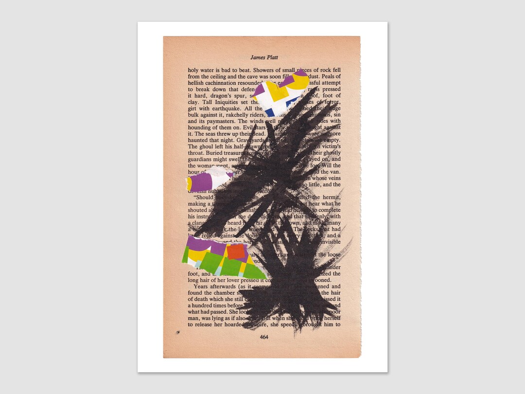 Contemporary Collage Art Print - Scratch V.2 - Etsy
