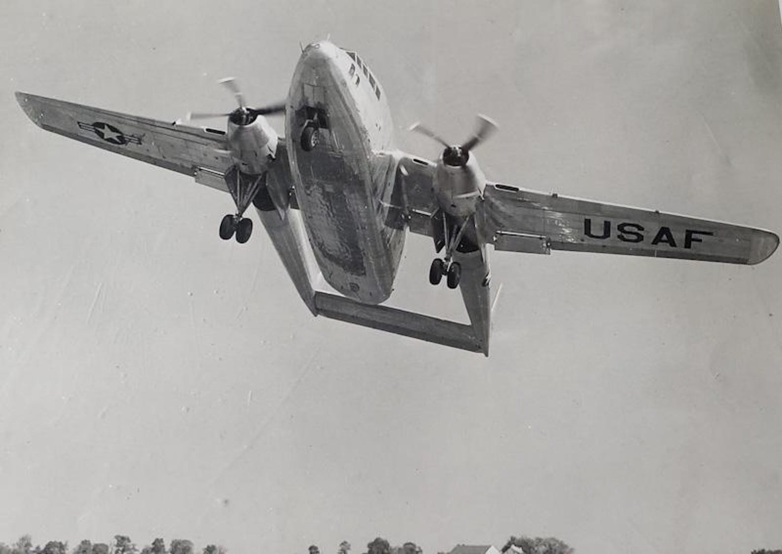 Vintage Fairchild C-119 Flying Boxcar Photo | USAF Military Aircraft ...