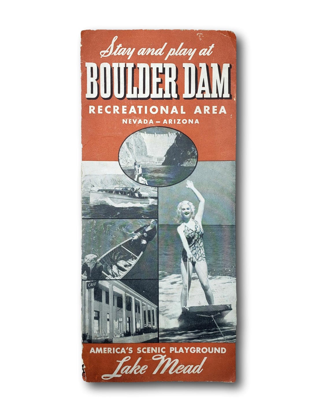 Vintage 1930s Boulder Dam Lake Mead Brochure Nevada Arizona Travel ...