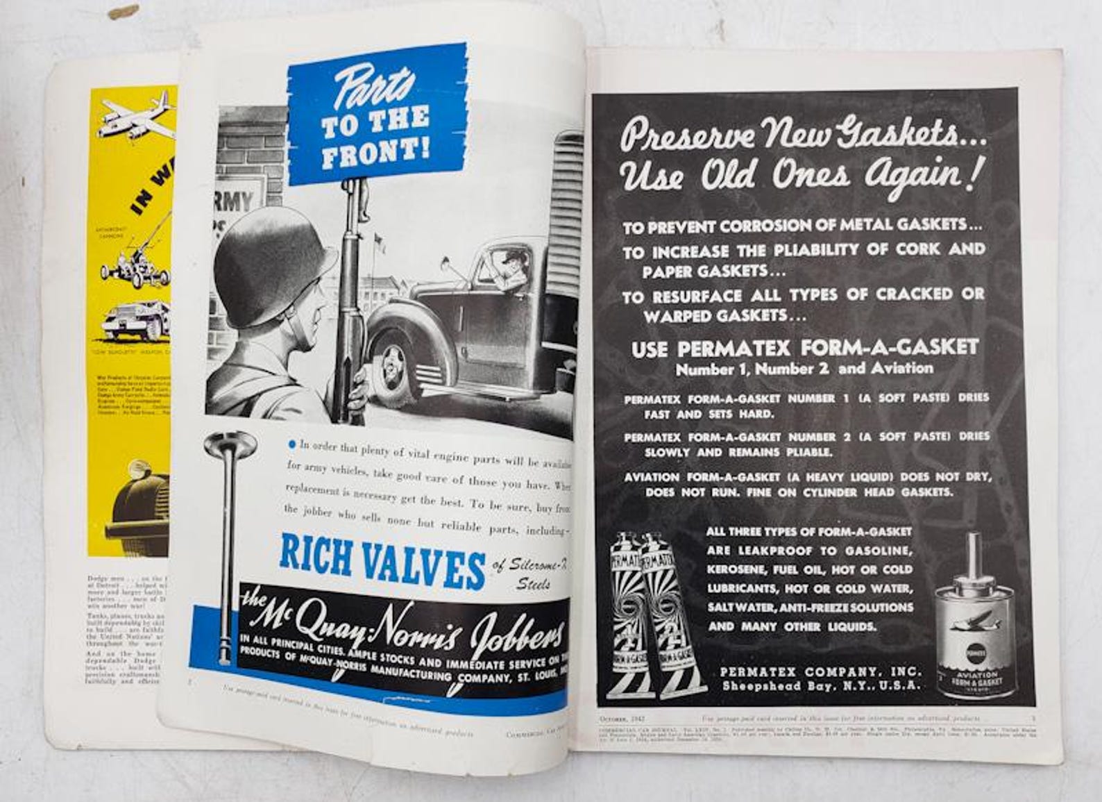1942 Commercial Car Journal: WWII REO Fleet Issue, Wartime Industry Ads ...