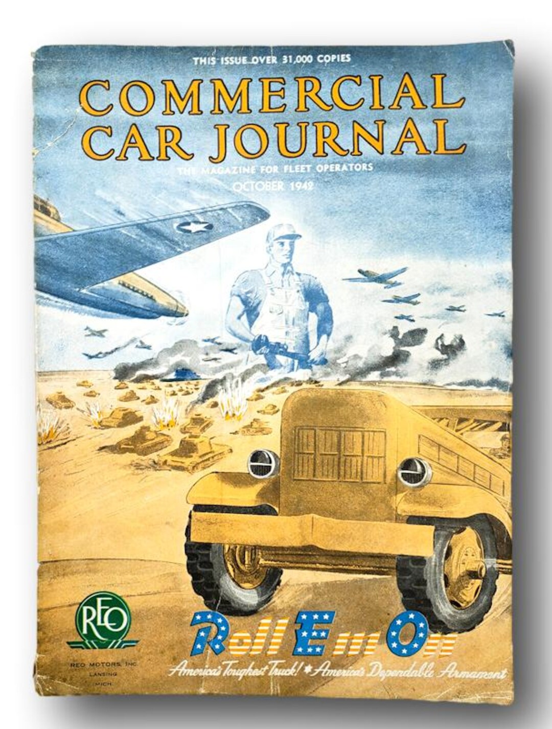 1942 Commercial Car Journal: WWII REO Fleet Issue, Wartime Industry Ads ...