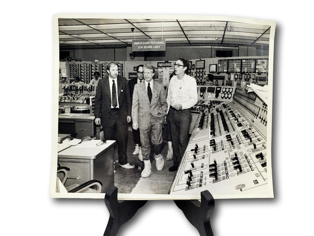 1979 Jimmy Carter Three Mile Island Press Photo – Vintage Nuclear ...