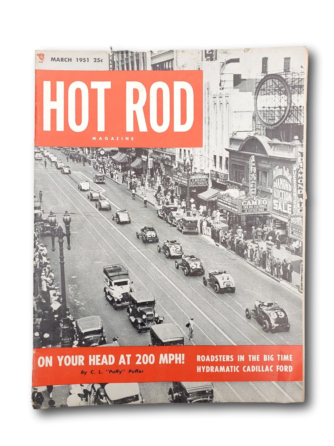 Original March 1951 Issue of HOT ROD Magazine (vol. 4, No. 3) - Etsy