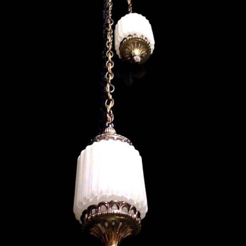 Opaline Hanging Light - Etsy