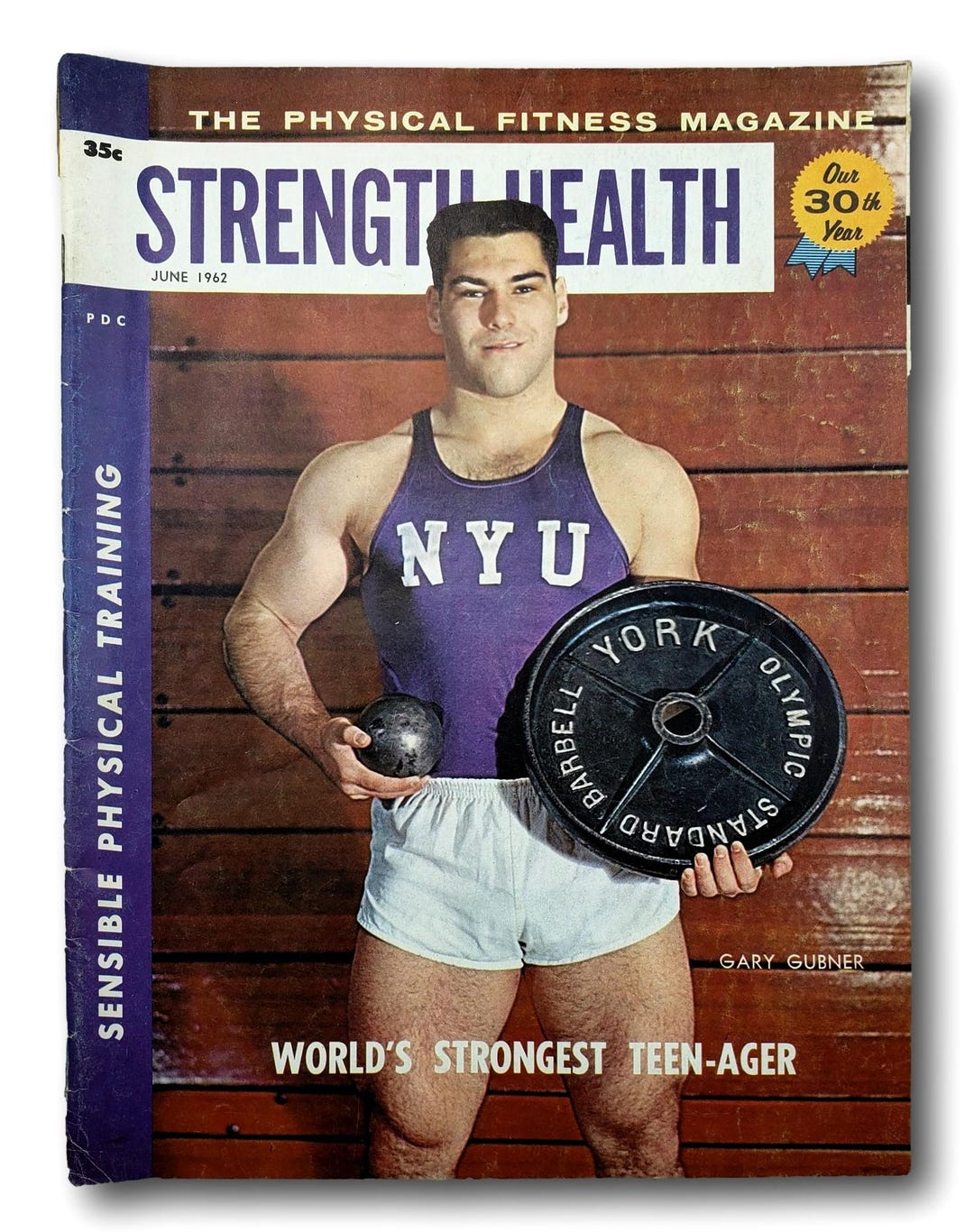 1962 Strength & Health Magazine – Gary Gubner Cover, York Barbell - Etsy