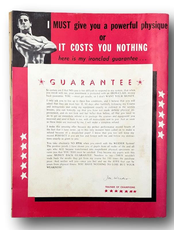 1950s How to Build a Strong Muscular Body by Joe Weider - Etsy
