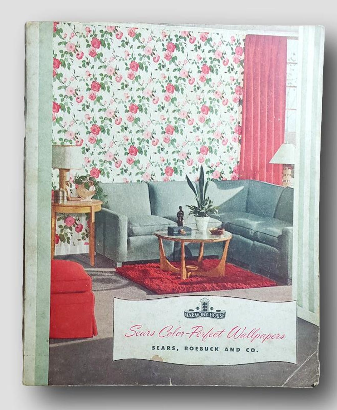 Vintage 1947 Sears Roebuck & Co Color Perfect Wallpaper Catalog - Etsy